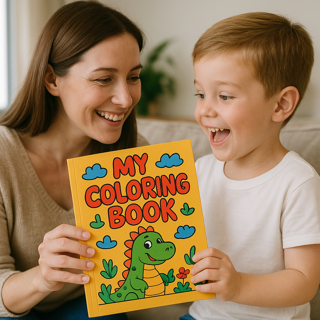 Your Custom Coloring Book – Draw Moments